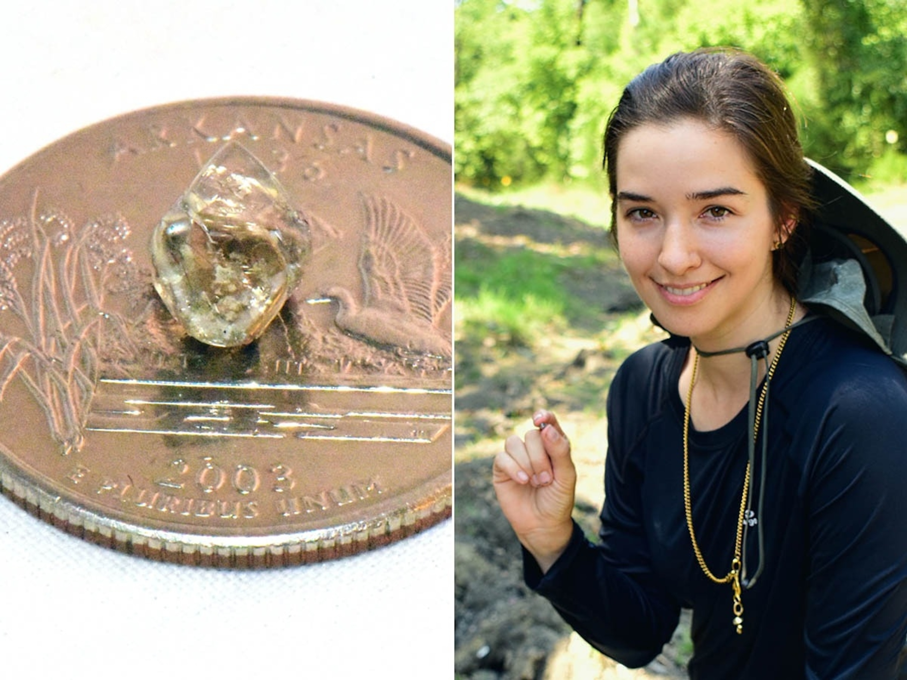 After 3-week search, woman finds 2.3-carat diamond at Arkansas park for ...