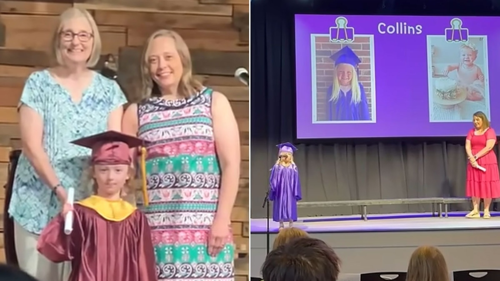 Preschoolers go viral with funny graduation moments - ABC News