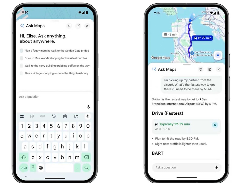 1st look at Google Maps major AI upgrade with new 'Ask Maps' and 3D ...