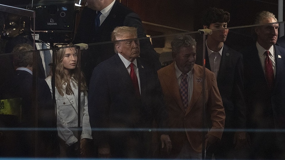 Trump booed at Madison Square Garden as he and Mamdani attend Knicks ...