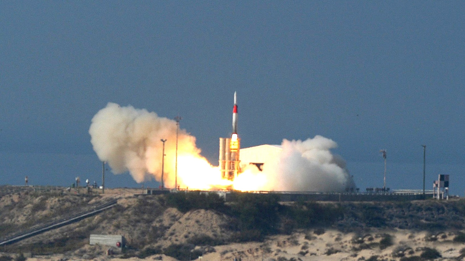 'Hitting a rock with a rock': A first-hand look at Israel's Arrow air ...