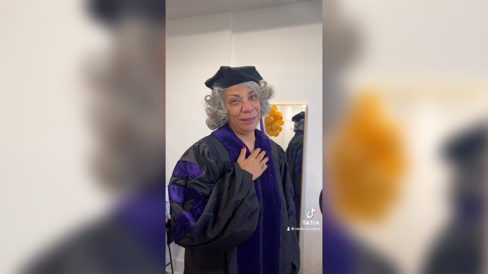 Daughter Surprises Mom With Cap And Gown She Didnt Get To Wear Over 40