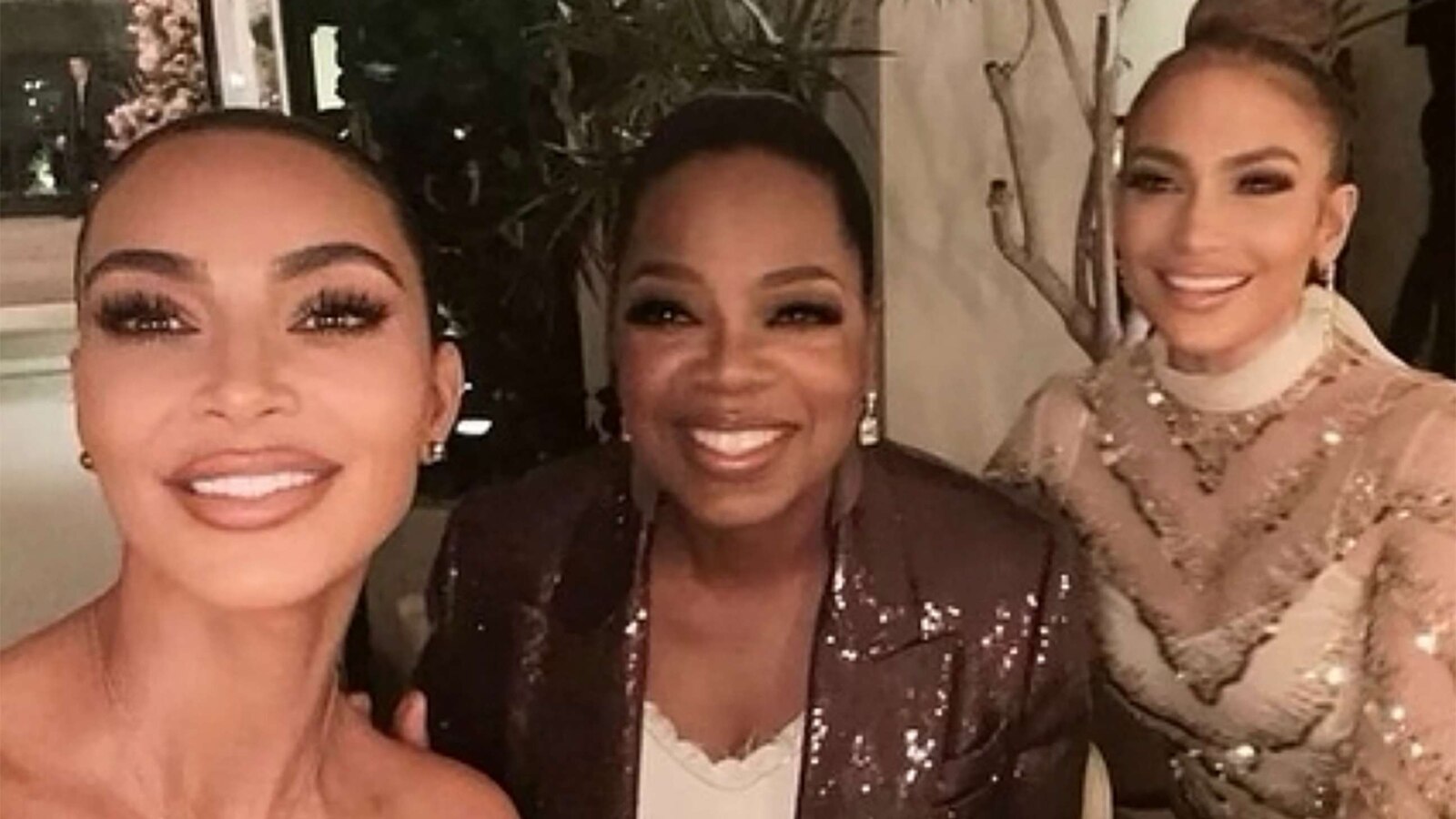 Oprah Winfrey, Jennifer Lopez and Kim Kardashian snap photos together ...