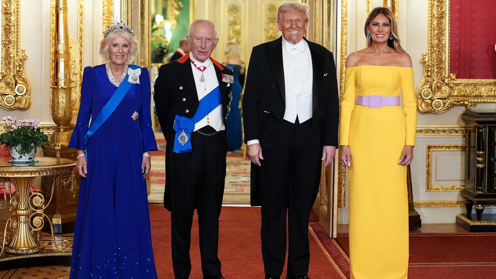 Trump greeted by king, thousands of protesters in UK visit - ABC News