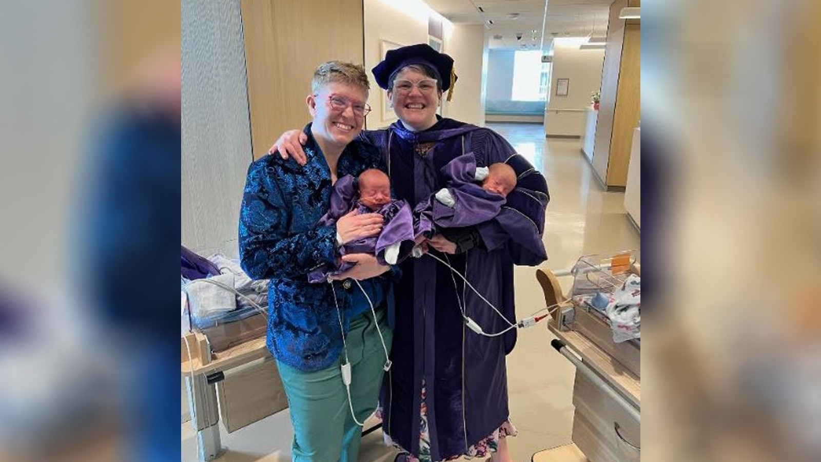 Mom who earned Ph.D. and her twins have graduation ceremonies - ABC News