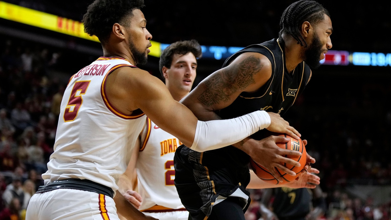 Joshua Jefferson's second triple-double leads No. 9 Iowa State over UCF ...