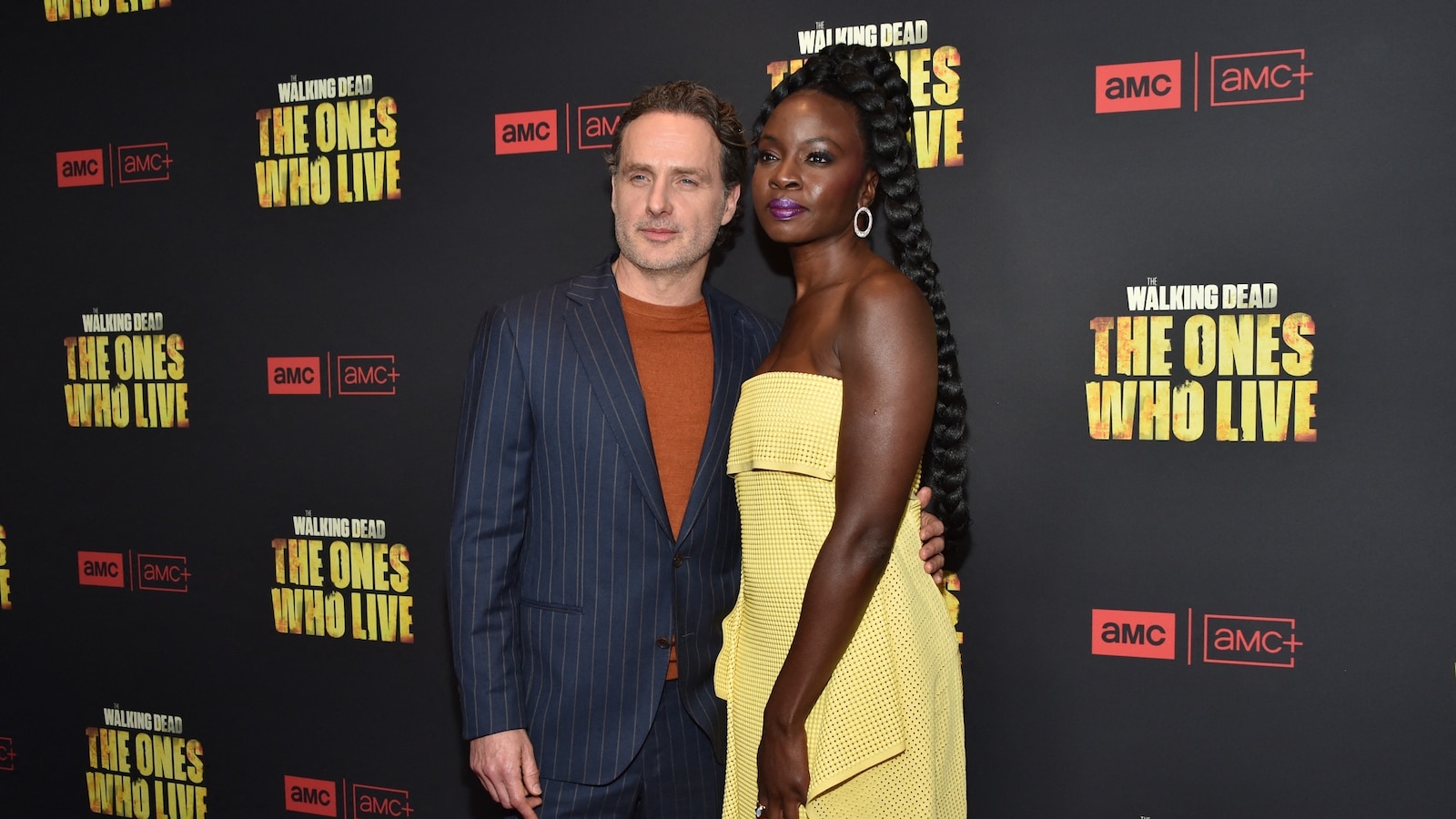 Danai Gurira, Andrew Lincoln step out at 'The Walking Dead: The Ones Who Live' premiere - ABC News