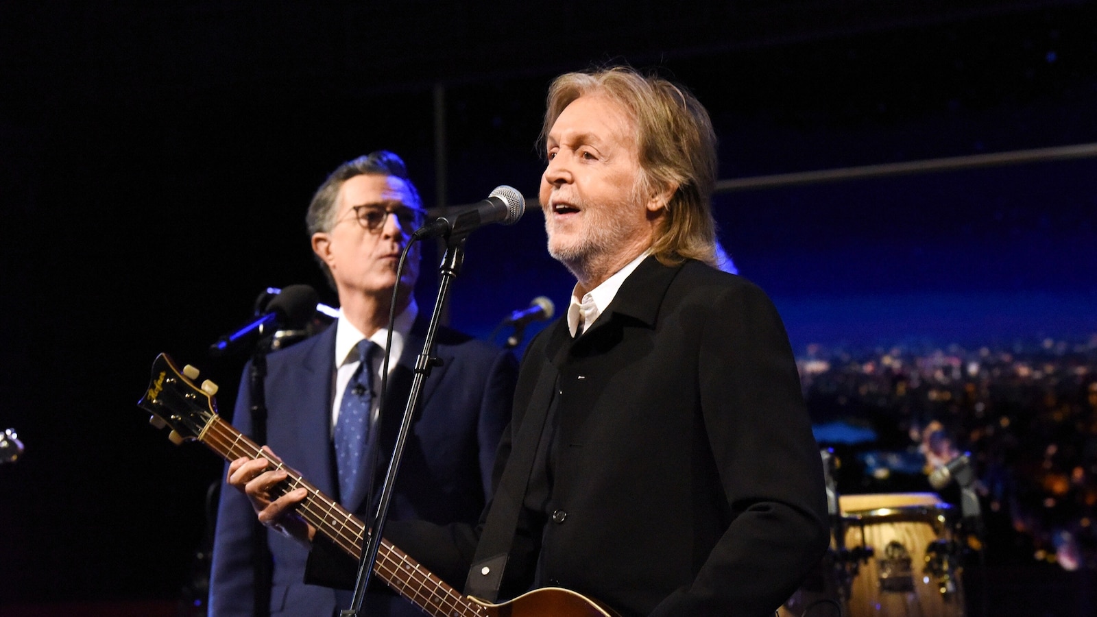 Paul McCartney turns off lights on 'Late Show with Stephen Colbert ...
