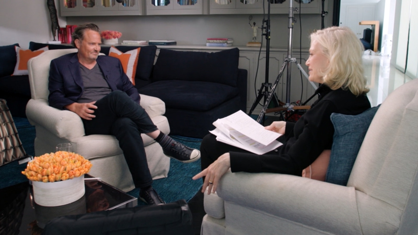 Matthew Perry opens up about being a friend to those struggling with ...