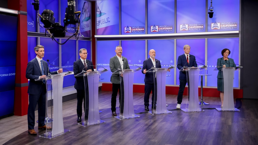 California's woes at the center of debate among leading candidates for ...