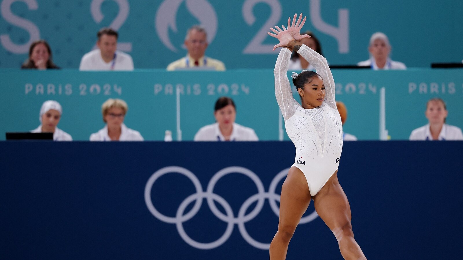 Head of panel who ruled against US gymnast Jordan Chiles represented ...