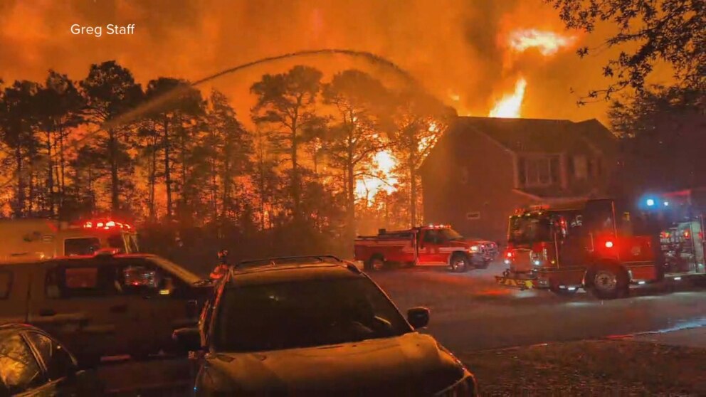 Video Wildfires in Carolinas prompt evacuation orders - ABC News Video Wildfires in Carolinas prompt evacuation orders - ABC News