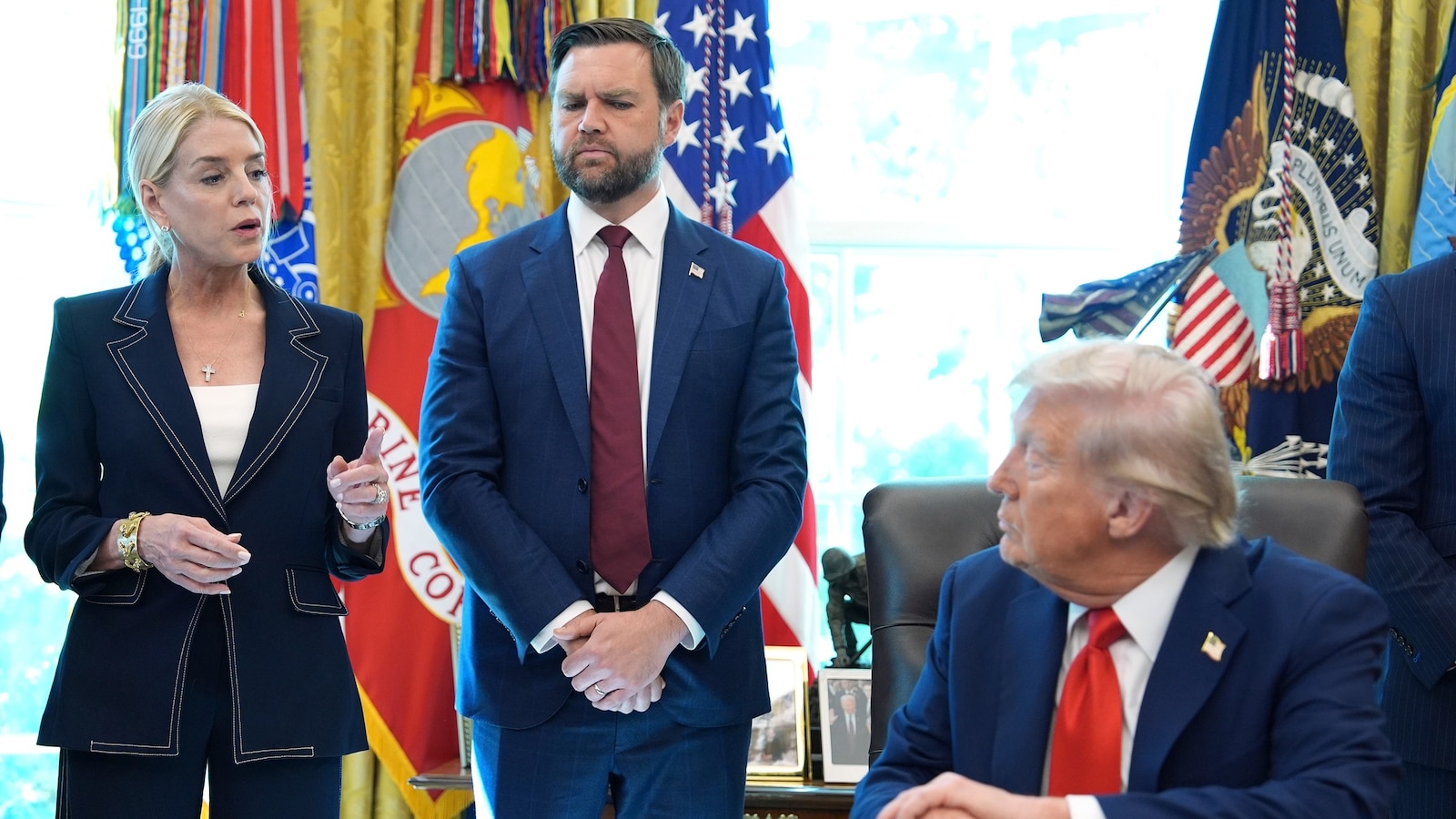 Trump says flag burning incites violence and riot. A Supreme Court ...