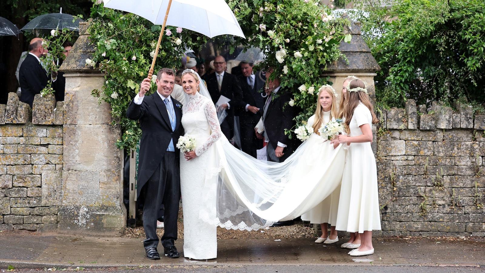 King Charles, royal family attend nephew Peter Phillips’ wedding - ABC News