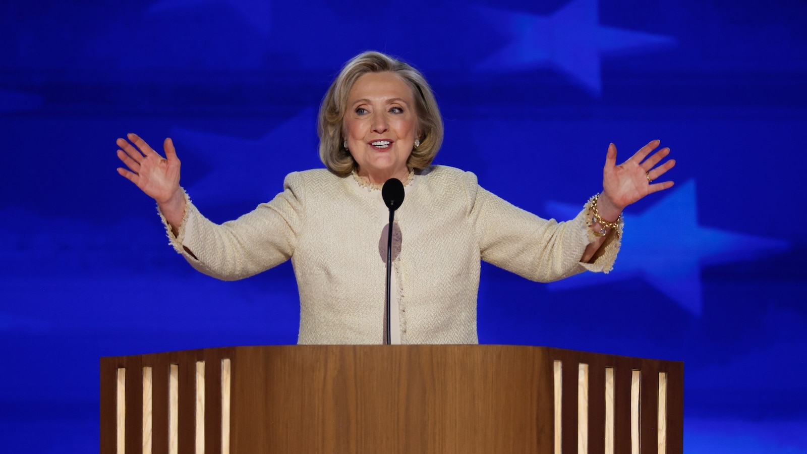 Hillary Clinton, in DNC speech, says Kamala Harris can break 'hardest ...