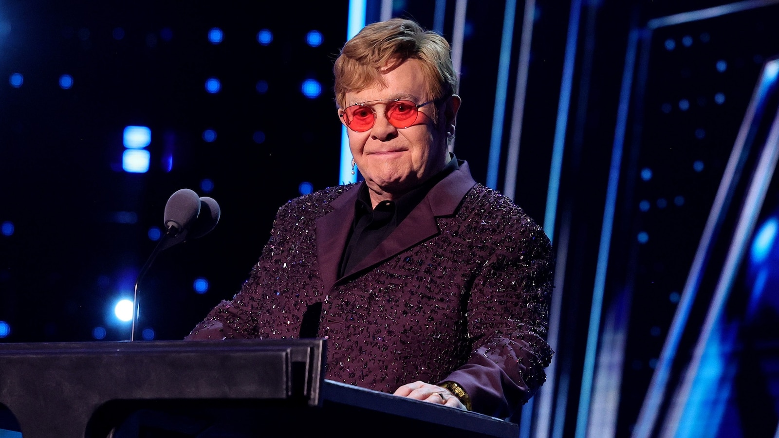 Elton John says he has 'limited vision' during recovery from 'severe ...