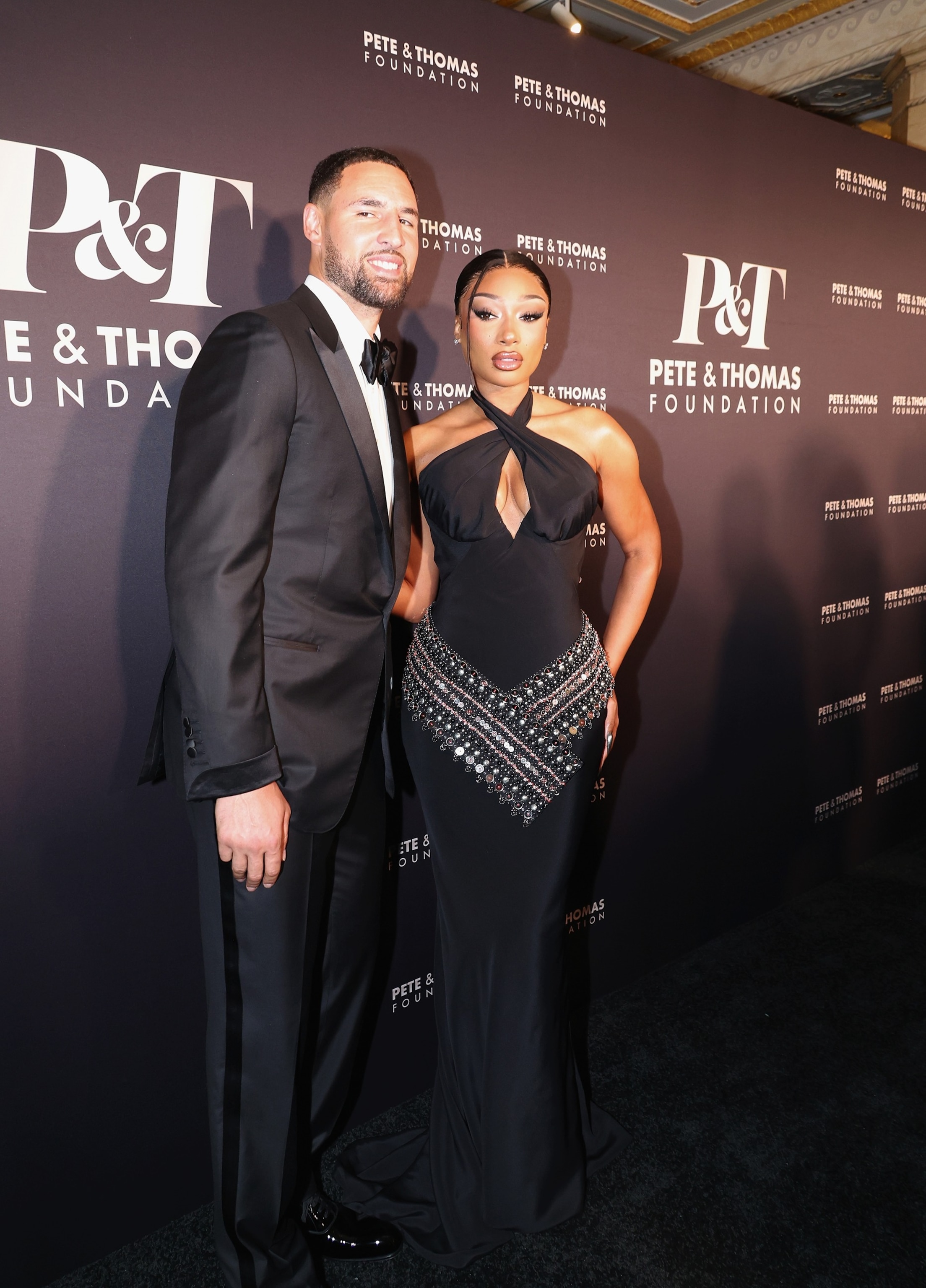 Megan Thee Stallion and NBA star Klay Thompson make red carpet debut ...