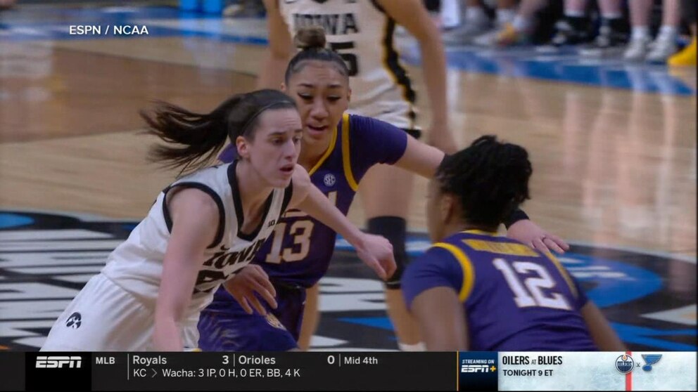 Video LSU-Iowa women’s ’Elite Eight’ game watched by 12.3 million ...