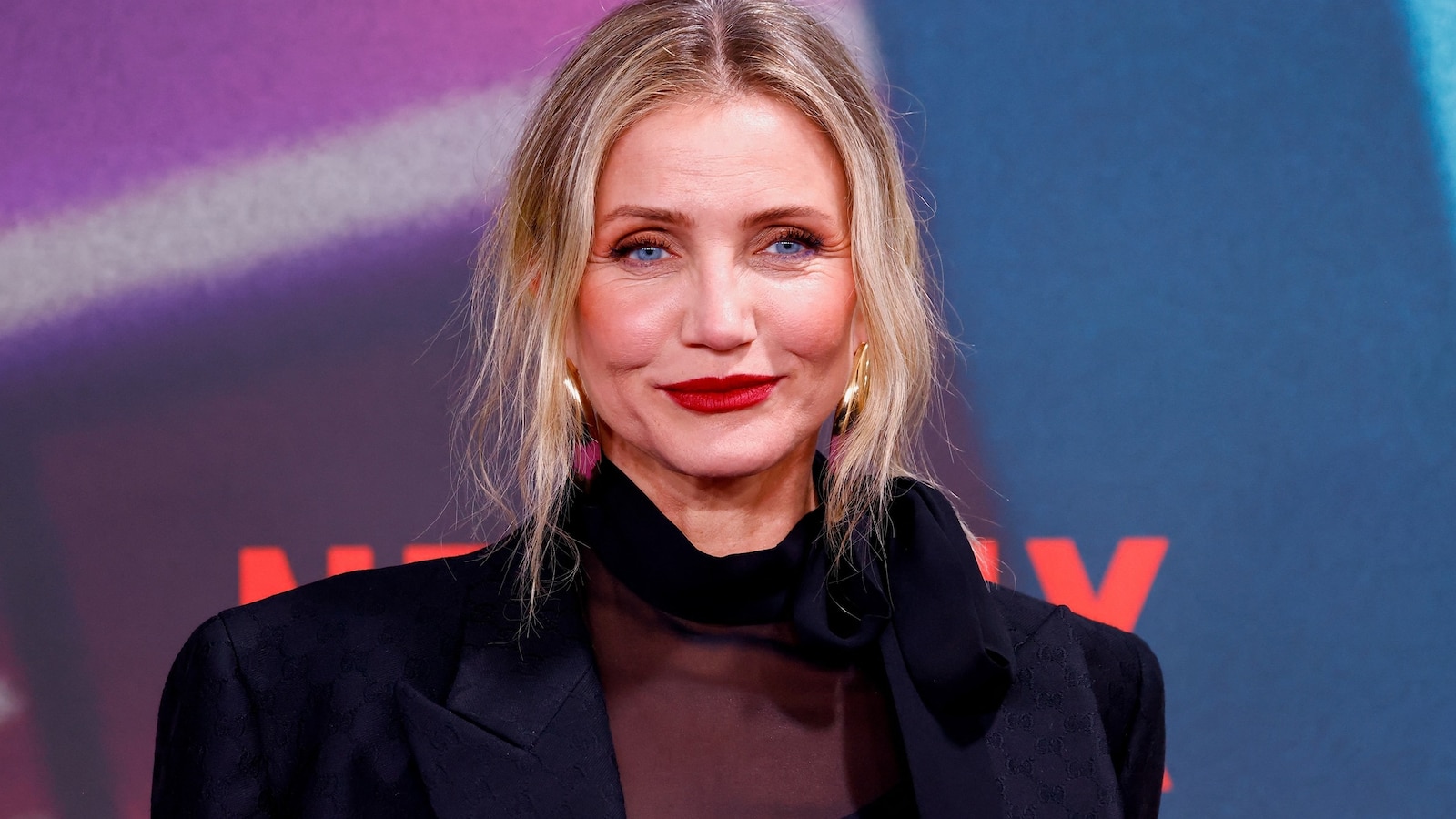 Cameron Diaz makes stylish return to red carpet after 5 years for 'Back ...