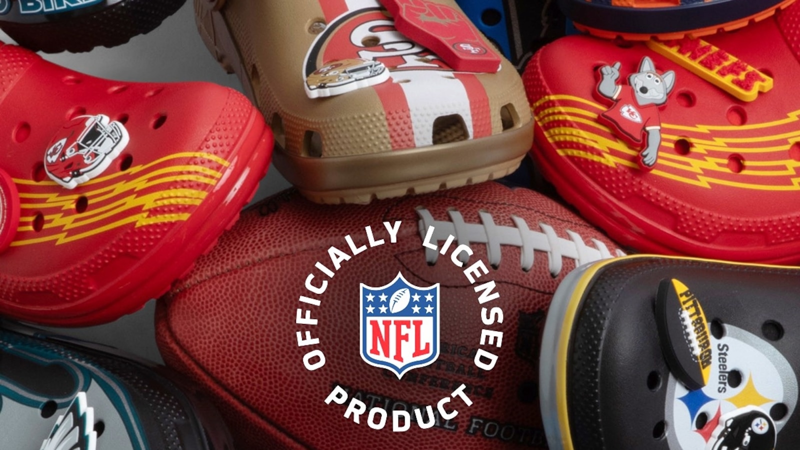 NFL and Crocs launch 1st-ever collaboration with team-inspired footwear ...
