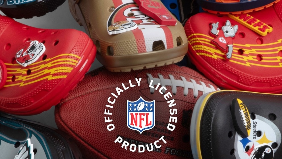 NFL and Crocs launch 1st-ever collaboration with team-inspired footwear ...
