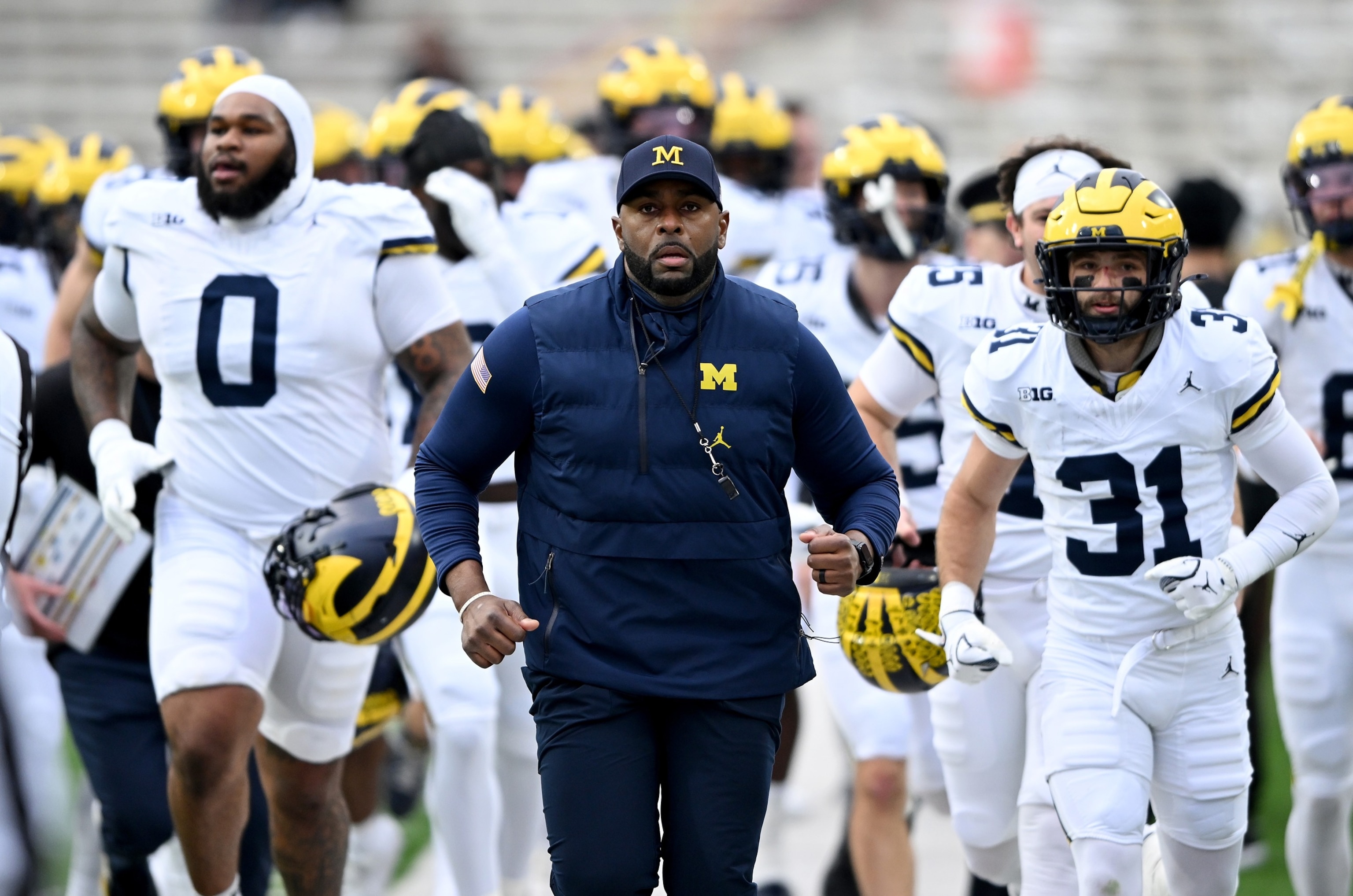 University of Michigan football coach Sherrone Moore detained in police investigation after ...