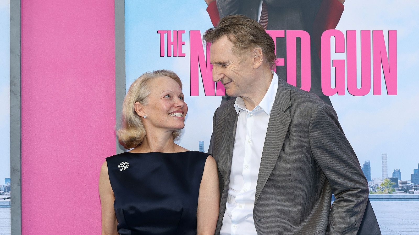 Pamela Anderson, Liam Neeson spark more dating rumors with sweet promo video - ABC News