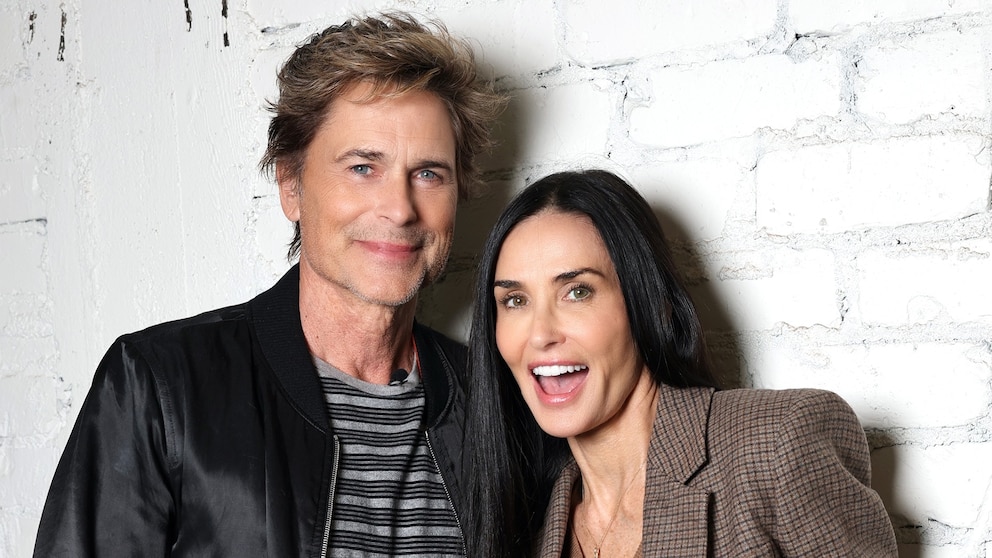Demi Moore shares sweet message for Rob Lowe after reuniting with her ...