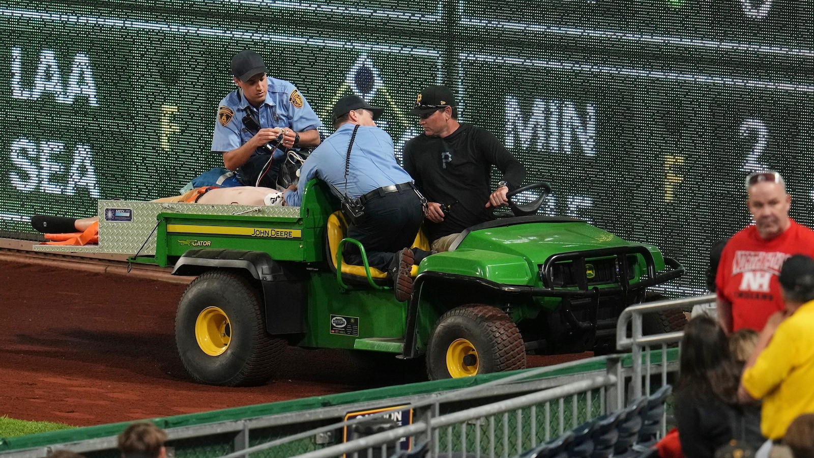 Baseball fan in critical condition after fall from bleachers at ...