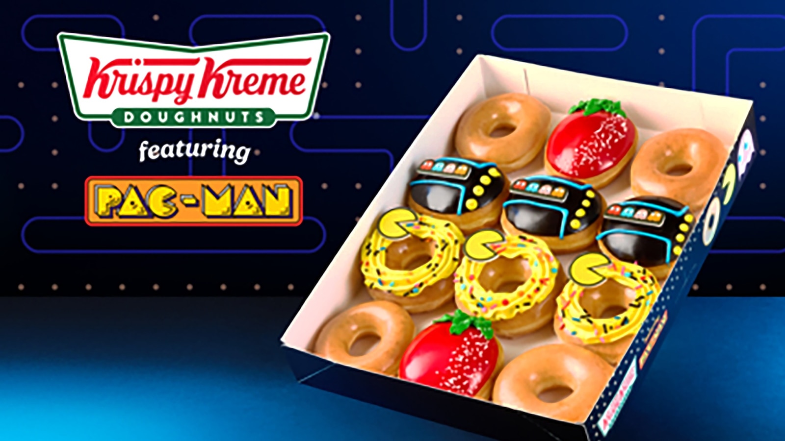 Krispy Kreme celebrates PAC-MAN's 45th anniversary with free doughnuts ...