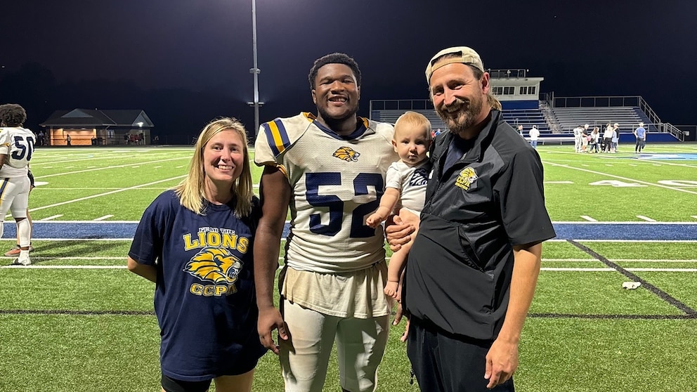 Football player whose parents, sister died becomes part of coach's ...