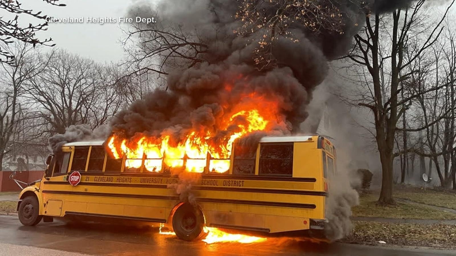 School bus driver speaks out after rescuing 15 students from burning ...