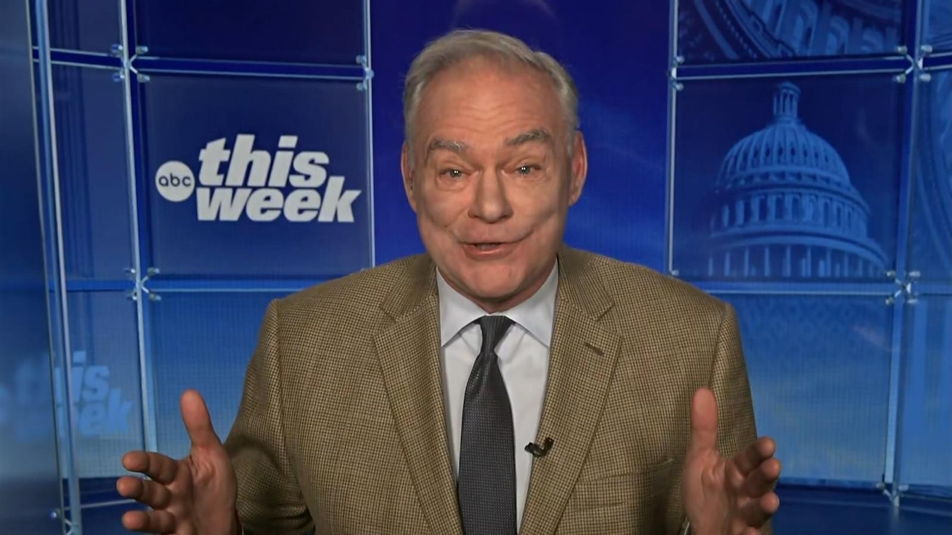 'I don't look at this as politics': Kaine pressed on what Democrats ...