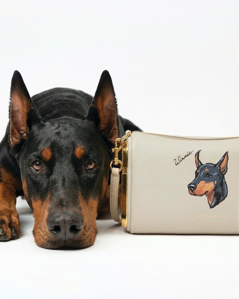 Your dog but designer: Marc Jacobs lets you add your pet to your tote ...