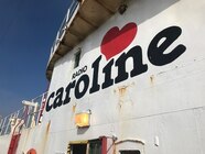 Radio Caroline Britain s Pirate Radio Station Broadcasting From Sea Radio Caroline Britain s Pirate Radio Station Broadcasting From Sea