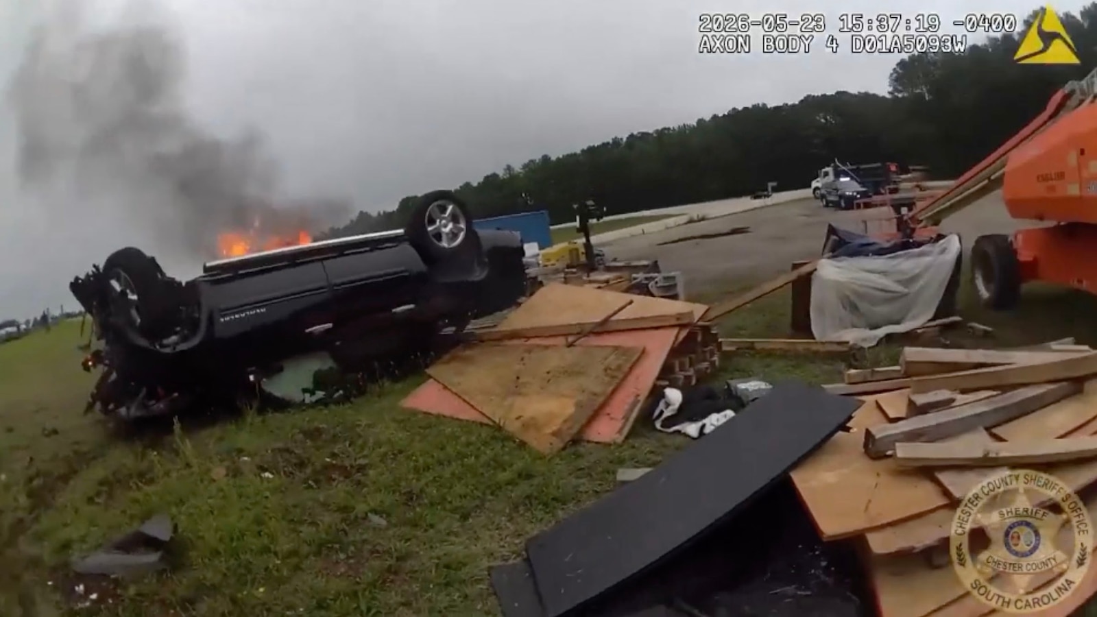 Woman speaks out after South Carolina deputy rescues her from burning ...