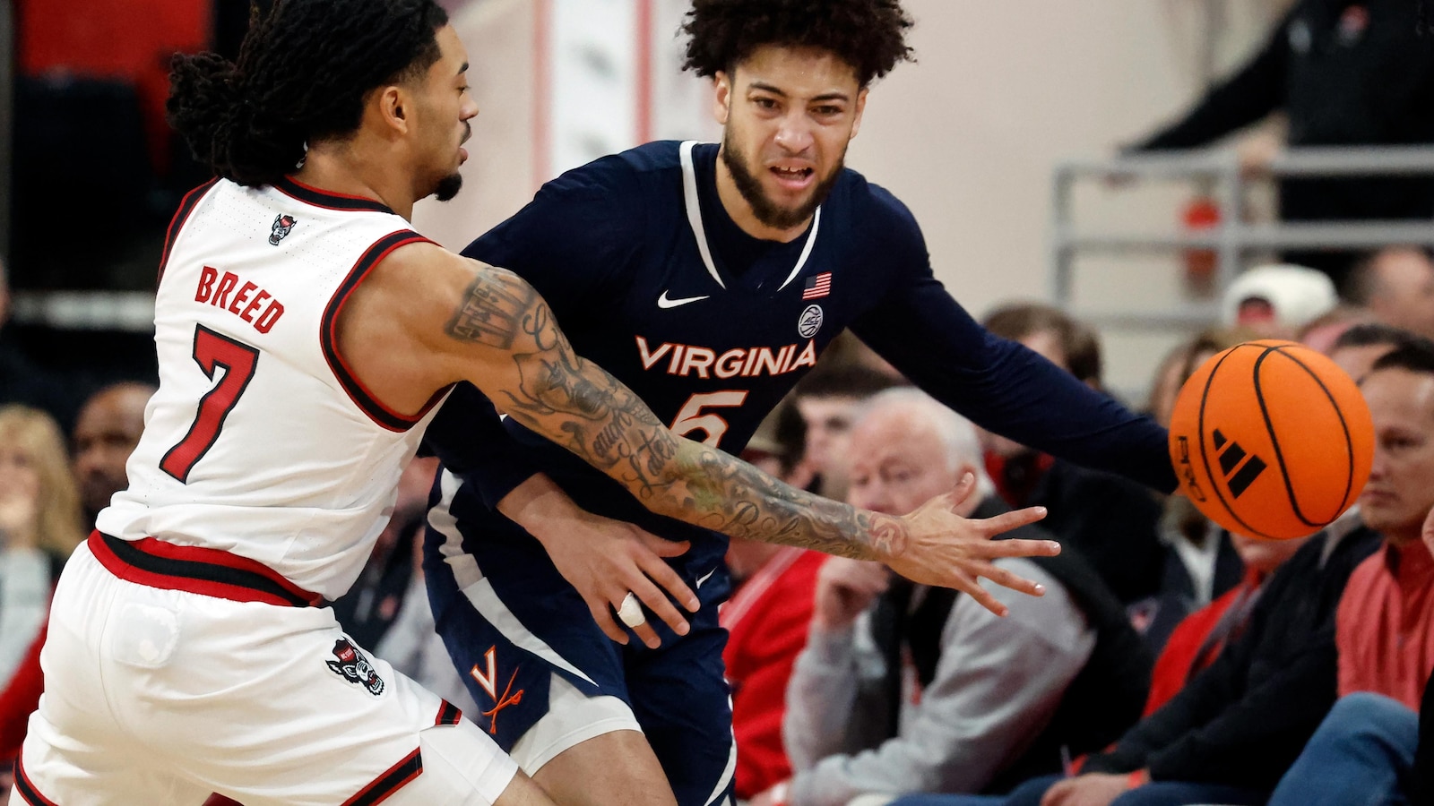 Lewis, De Ridder help No. 21 Virginia regroup from 3OT loss to beat NC ...