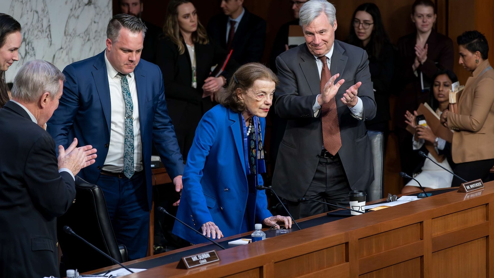 Dianne Feinstein casts first votes for Biden nominees upon Senate ...
