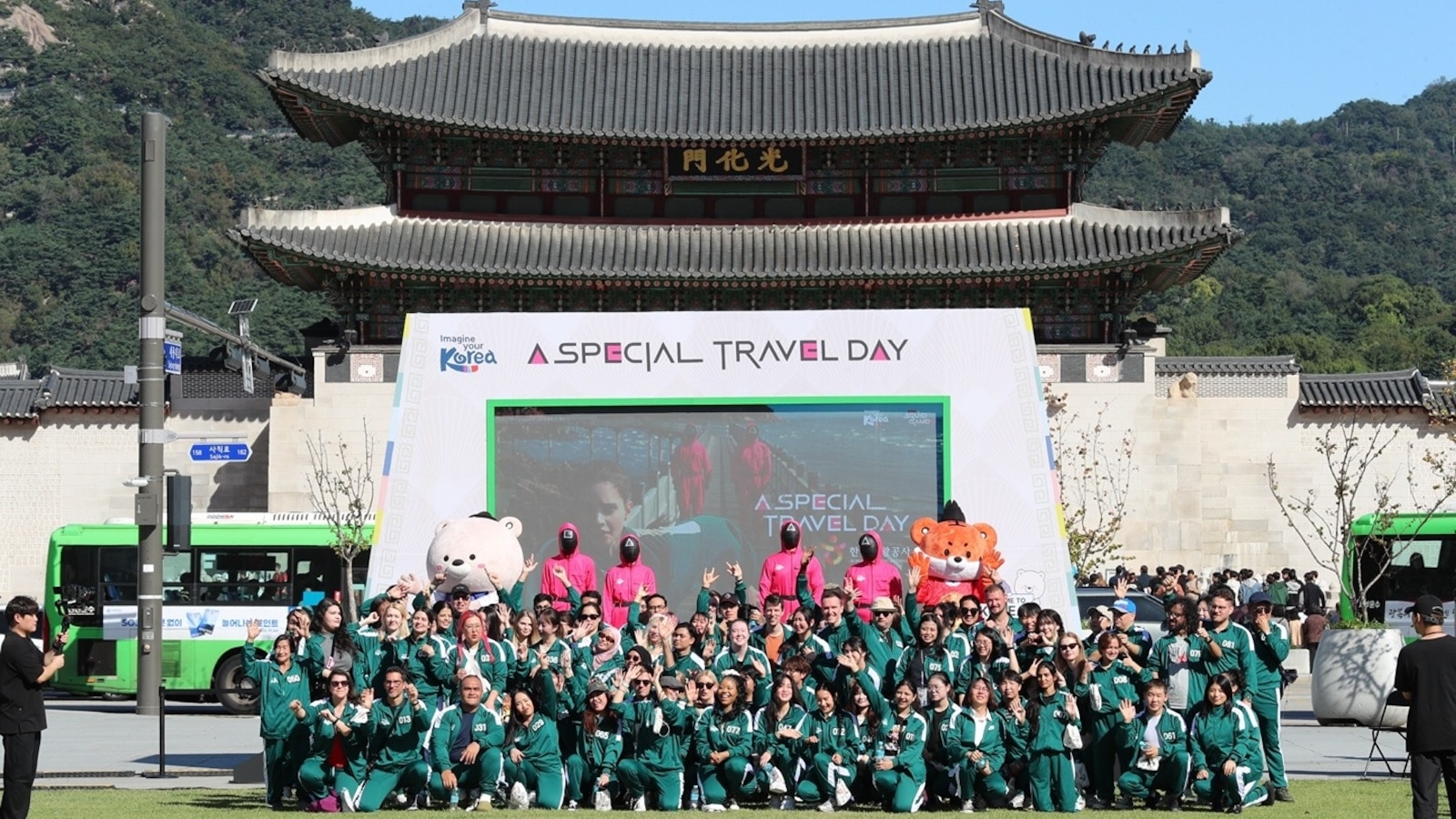 'Squid Game' comes to life in Seoul as fans from across the globe join ...