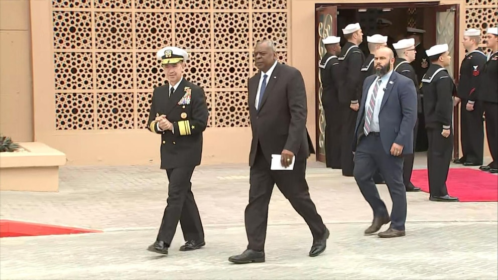 Video Sec. Austin announces multinational Naval task force to deal with ...