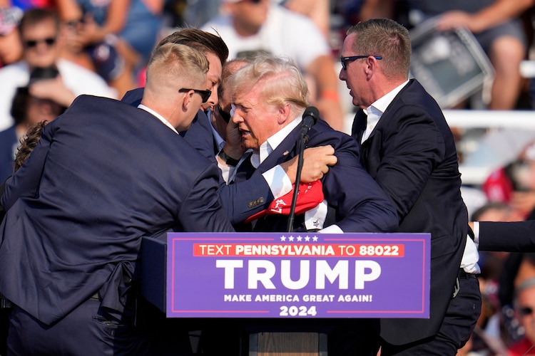 "Trump Rushed Off Stage at Rally After What Sounded Like Shots" - The ...