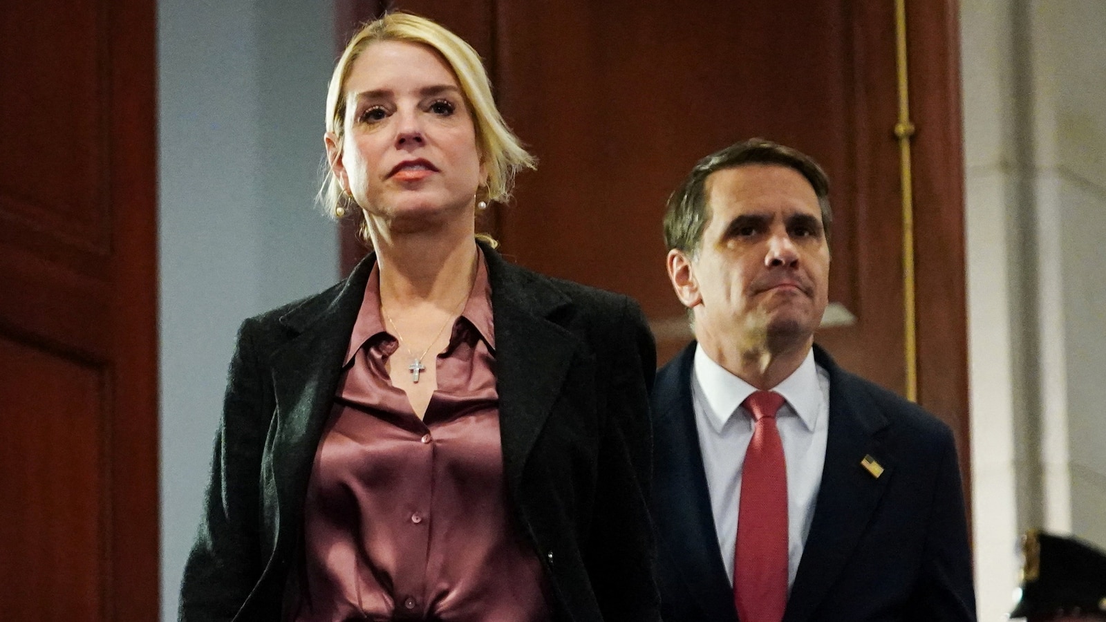 'I will follow the law,' Bondi says after Democrats storm out of ...