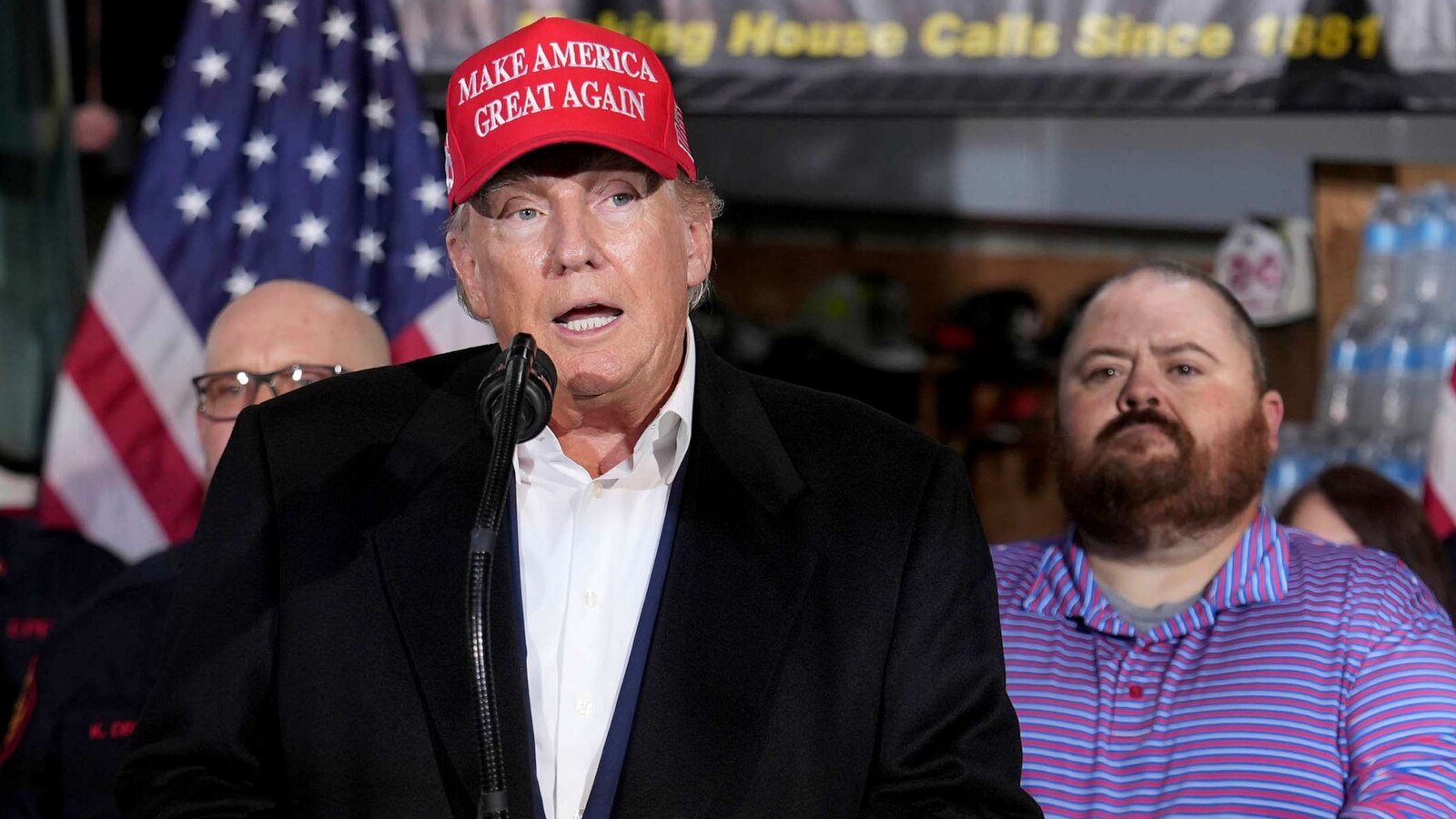 Trump tours Ohio town near toxic train derailment - ABC News