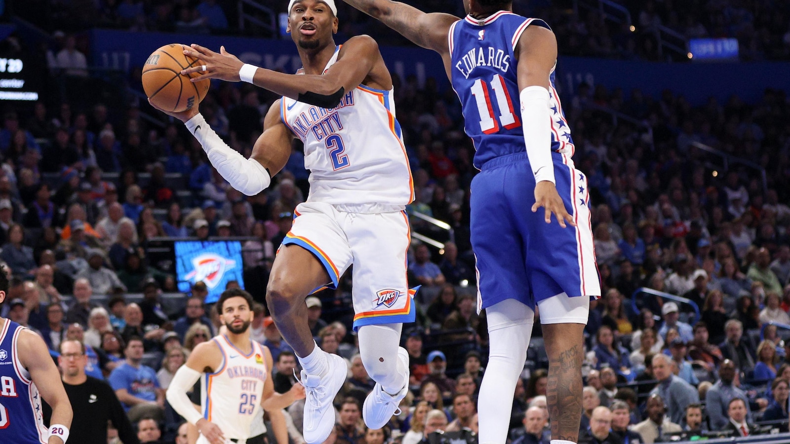 Holmgren scores 29, Thunder end 2-game skid with a 129-104 win over the ...