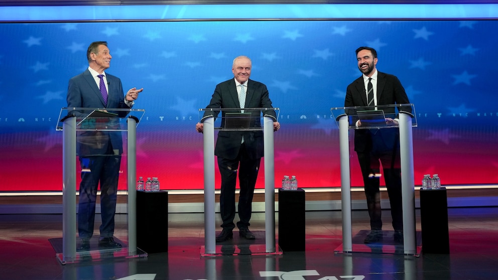 New York City mayoral candidates spar over how to deal with Trump ...