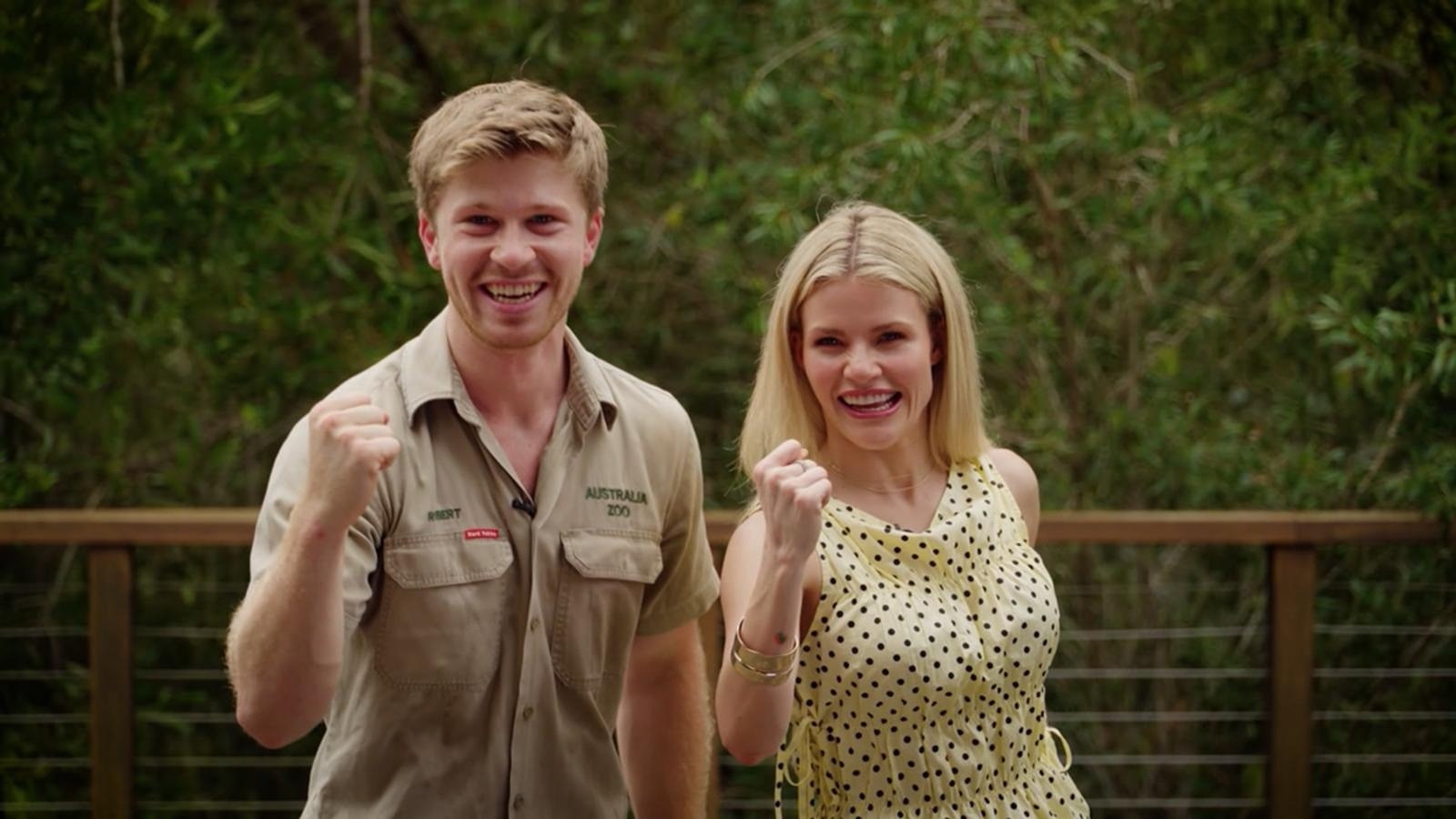 Robert Irwin, Witney Carson reunite for 1st time since winning ...
