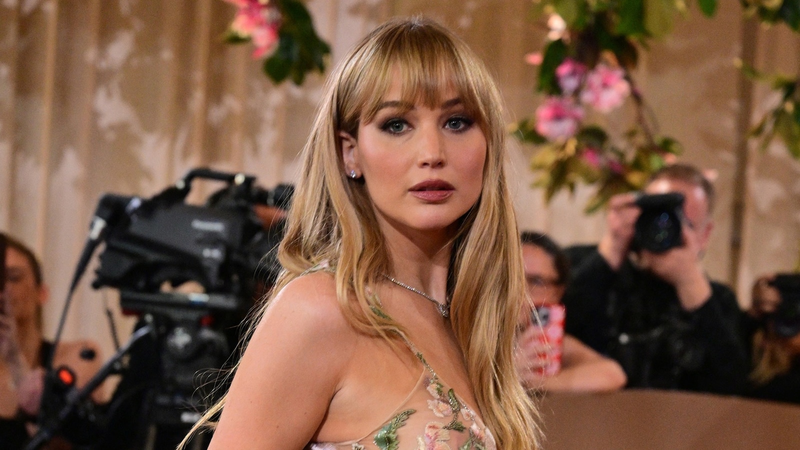 Golden Globes 2026: Jennifer Lawrence dons see-through gown with ...