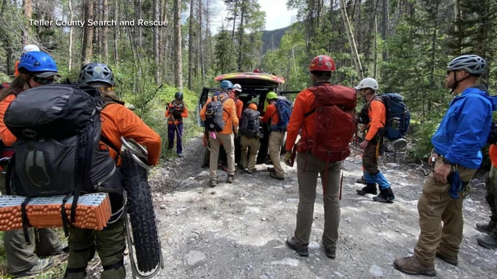 Video Man rescued after being abandoned on trail by co-workers - ABC News