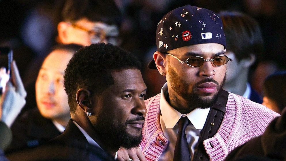 Usher, Chris Brown announce joint tour while riding motorcycles ...