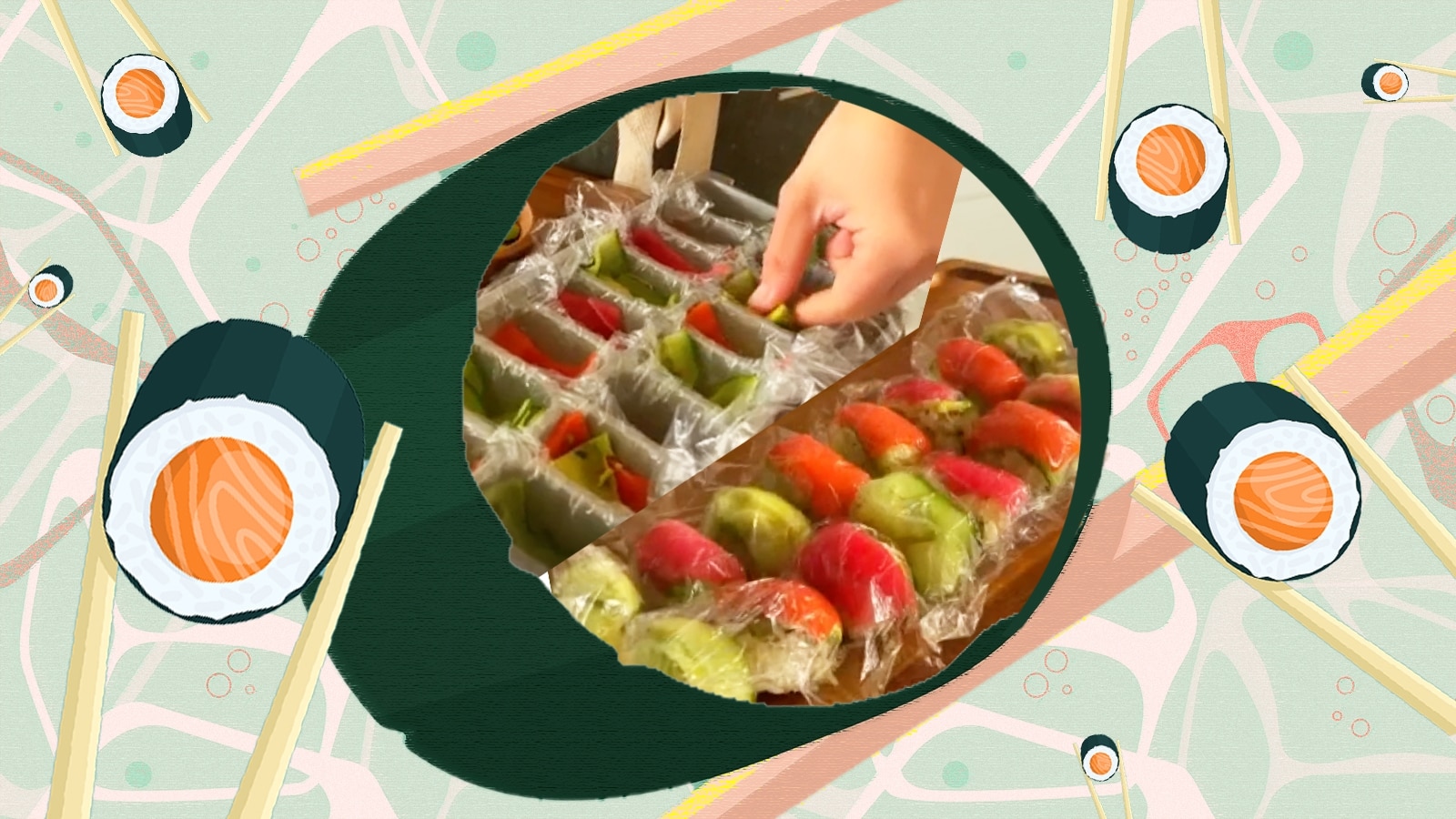 This ice tray hack makes homemade sushi a cinch - ABC News